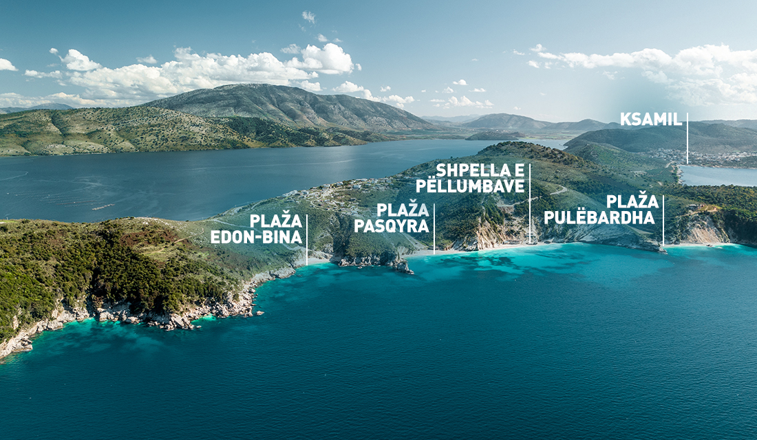 Plaže Pasqyra i Shpella e Pellumbave - Saranda - Kako doći?